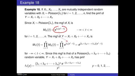 moment generating function technique example 1 youtube