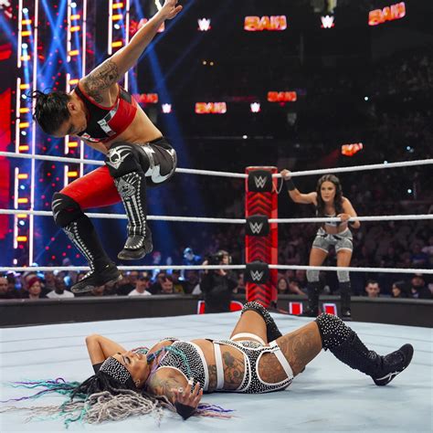 Katana Chance And Kayden Carter Vs Shayna Baszler And Zoey Stark