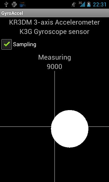 My Life With Android Example Application For Accelerometer