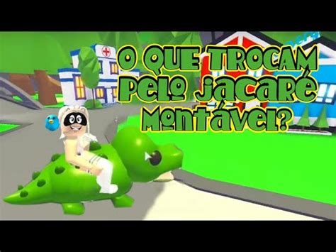 Roblox O QUE TROCAM POR CROCODILO MONTAVEL Troquei YouTube