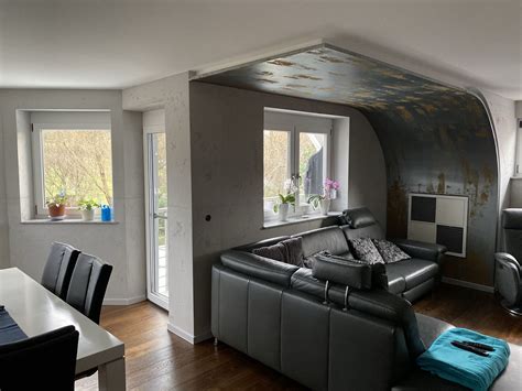 Wohnung Industrial Style Wandgestaltung Vom Stuckateur Lahr Ortenau