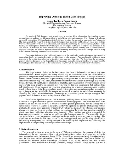 pdf improving ontology based user profiles