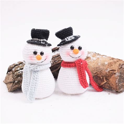 Gehäkelter Schneemann Anleitungen Hobbii Hobbii de