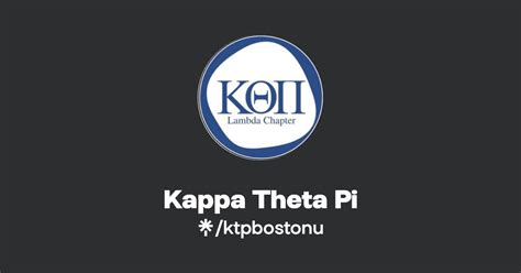 Kappa Theta Pi Instagram Linktree