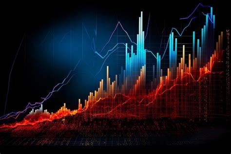 Premium Ai Image Forex Diagrams And Stock Market Rising Lines With