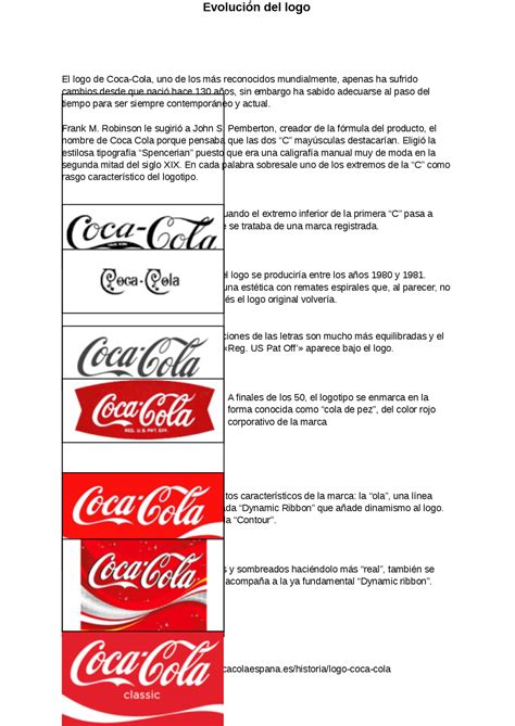 freír Conmoción carbón evolucion de la empresa coca cola Corresponsal