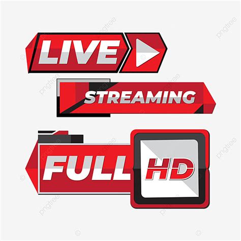 Live Stream Banner Vector Art PNG Live Streams News Banners Free