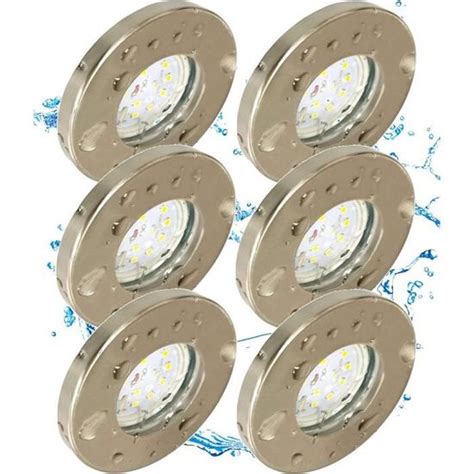 Lot De 6 Lampe De Salle De Bain Ip65 6729Ip65 062Mosd Spots Extérieurs