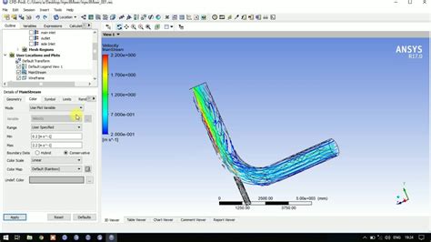 Flow In A Process Injection Mixing Pipe Ansys Cfx Tutorial Youtube