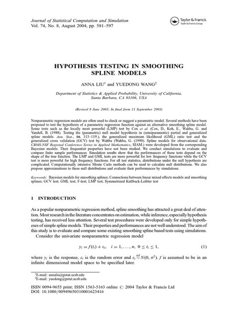 hypothesis testing in smoothing spline models pdf statistical hypothesis testing
