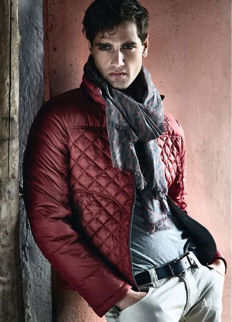 Fabio Mancini Tomas Skoloudik For Armani Jeans FW14 15 Well Dressed