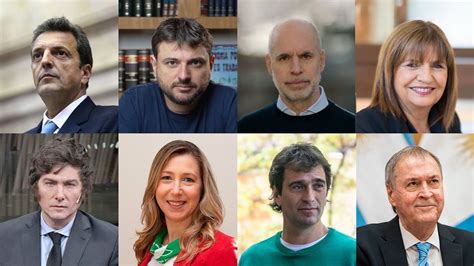 Elecciones 2023 qué precandidatos a presidente competirán en las PASO