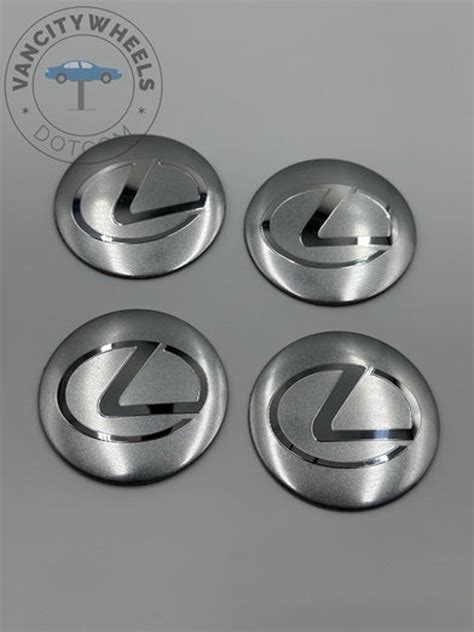 65mm 4PCS Lexus Wheel Caps Stickers Emblems Fits 68mm 75mm 138mm Wheel