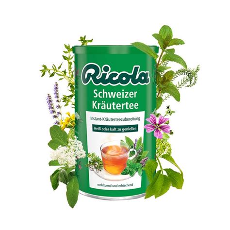 Ricola Schweizer Kräutertee mit Zucker Dose 200 g 200 g online kaufen