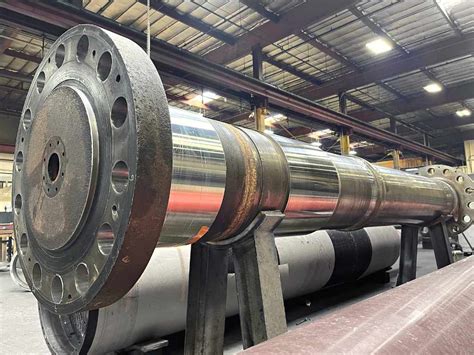 Hydro Shaft Refurbishing Turbine Runner Shaft Western Machine Works