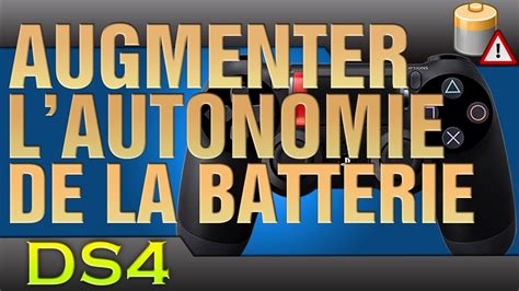 TUTO PS4 DualShock 4 Augmenter L Autonomie De La Batterie YouTube