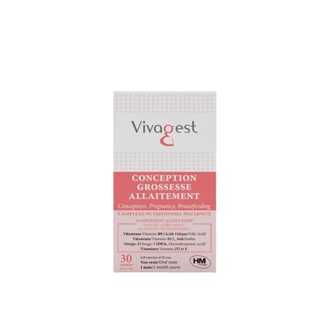 Vivagest Compl Ment Triple Action Fertilit Pr Conception Grossesse