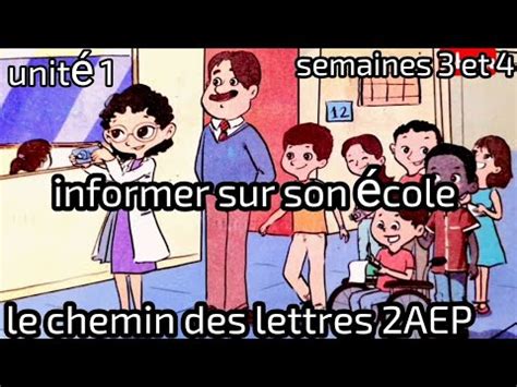 Activités orales informer sur son école unité 1 semaines 3 et 4 le