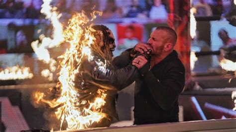 Randy Orton Burns The Fiend Bray Wyatt To Win Firefly Inferno Match