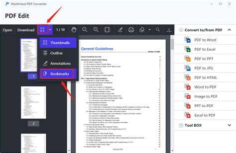 how to add bookmark in pdf free 2022 workintool