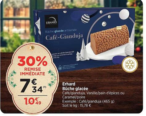 Promo Erhard Bûche Glacée chez Bi1 iCatalogue fr