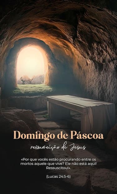 Domingo de Páscoa Ressurreição de Jesus Cristo na Semana Santa Ele