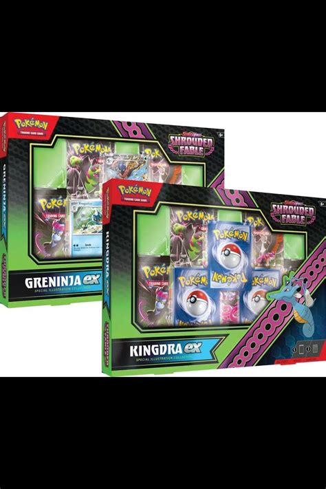 Scarlet Violet Shrouded Fable Greninja Ex Kingdra Ex Special