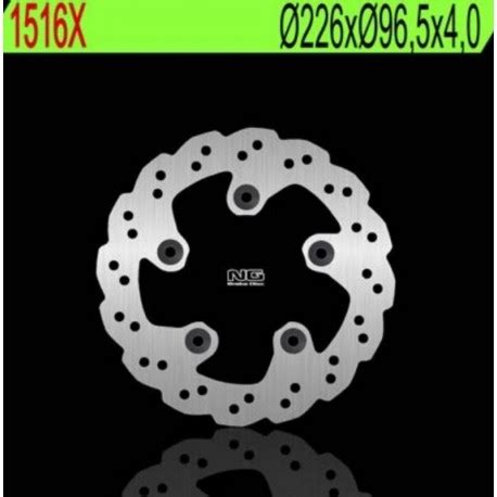 Disque de frein NG BRAKE DISC Pétale fixe 1516X scooter SYM HD 2 EVO