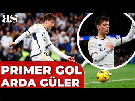 ARDA GÜLER MUY CONTENTO por marcar su PRIMER GOL con el REAL MADRID