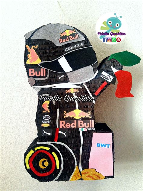 Piñata checo Pérez piñatasQuerétaro piñatafórmula1