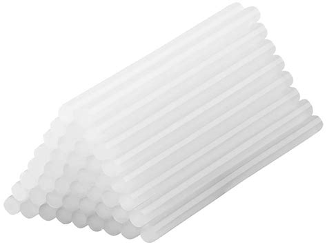 50 bâtonnets de colle Ø11mm pour pistolet à colle Blanc Colles et