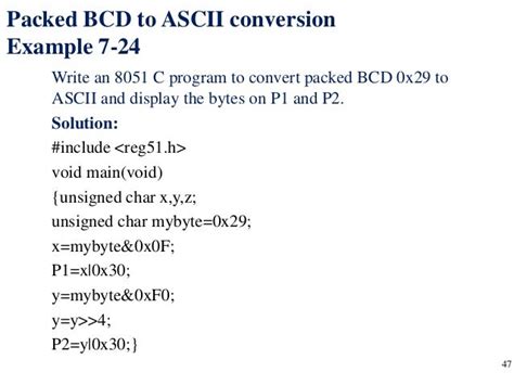 chapter 7 8051 programming in c