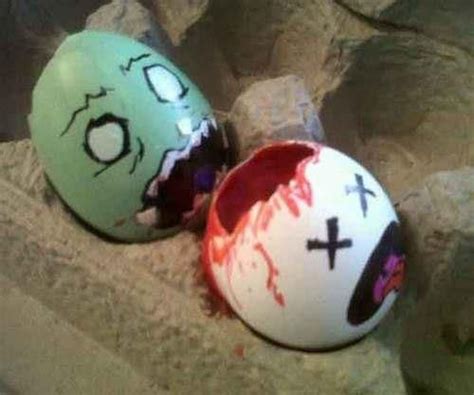 Another Zombie Egg Brought To You By Cindy Mullins Cool Easter Eggs