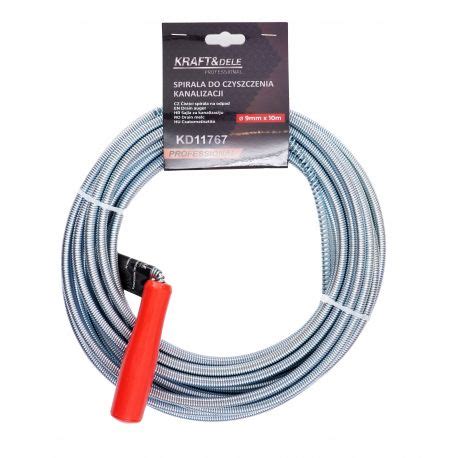 Spirala Do Czyszczenia Kanalizacji 9mm X 10m KD11767 KRAFTDELE BESTCRAFT