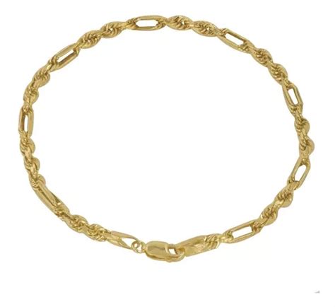 Pulsera Pulso Esclava Oro K Torzal Figaro Mm Cm Italy
