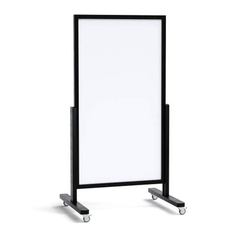 Tablica VERT pionowa suchościeralna magnetyczna mobilna 127x71 cm w