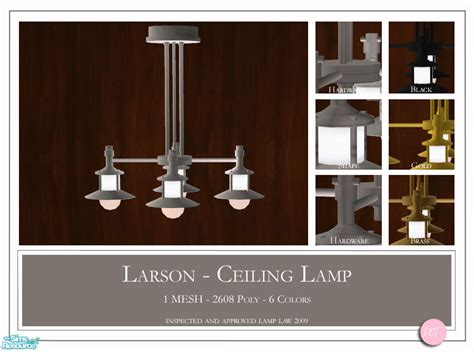 The Sims Resource Larson Ceiling Lamp