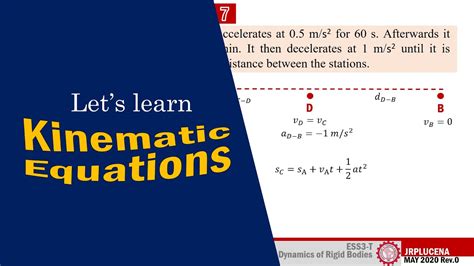kinematic equations for continuous motion dynamics of rigid bodies lecture series part 3 youtube
