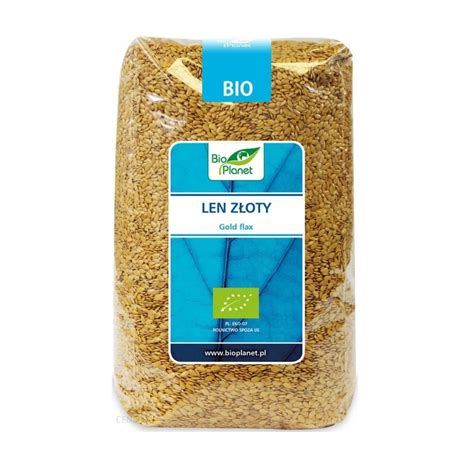 Len Złoty Bio Planet 1kg BIO Producenci Biozdrowy