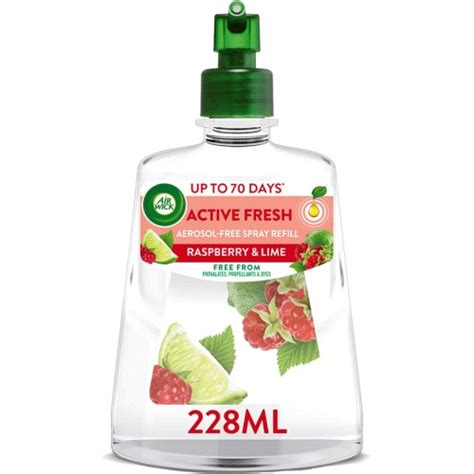 Air Wick Active Fresh Aerosol Free Automatic Spray Refill Raspberry