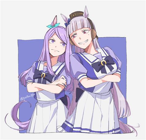 Mejiro Mcqueen And Gold Ship Umamusume Drawn By Yezi Yo Ru Ko