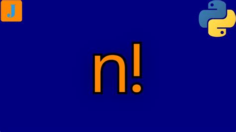 python program to find factorial of a number youtube