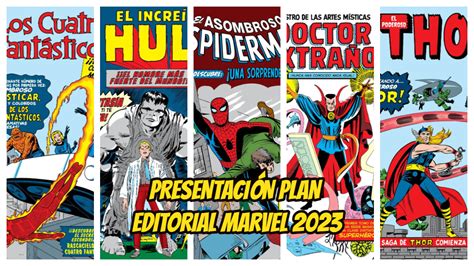 Panini presenta el Plan Editorial Marvel 2023 en Universal Cómics Via
