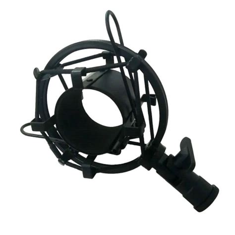 Suporte Aranha Shock Mount Metal Para Microfone Condensador Preto
