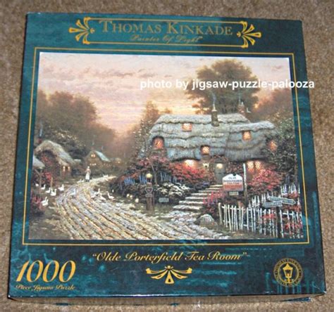 Thomas Kinkade 1000 Piece Jigsaw Puzzle Olde Porterfield Tea Room