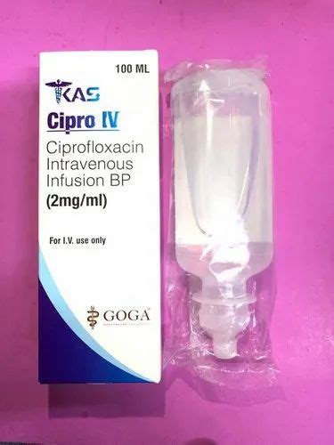 Ciprofloxacin Infusion At Rs 11 Piece Ciprofloxacin Injection In