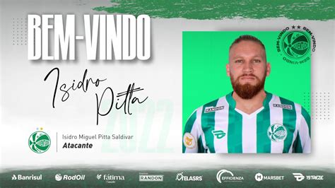 Juventude anuncia a contratação de Isidro Pitta vindo do Huesca da