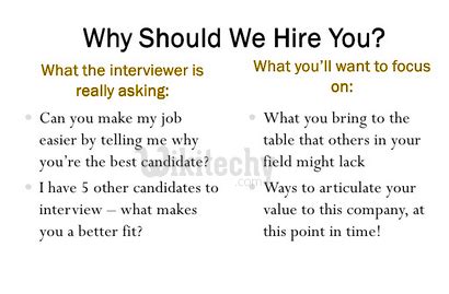 Why Should We Hire You Best Answers Support Your Career