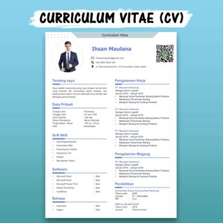 Jual Jasa Pembuatan CV ATS Friendly Dan Lamaran Kerja Curriculum