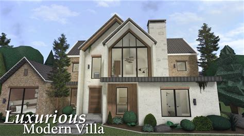 Bloxburg Modern Luxurious Villa Speedbuild Roblox Bloxburg Artofit